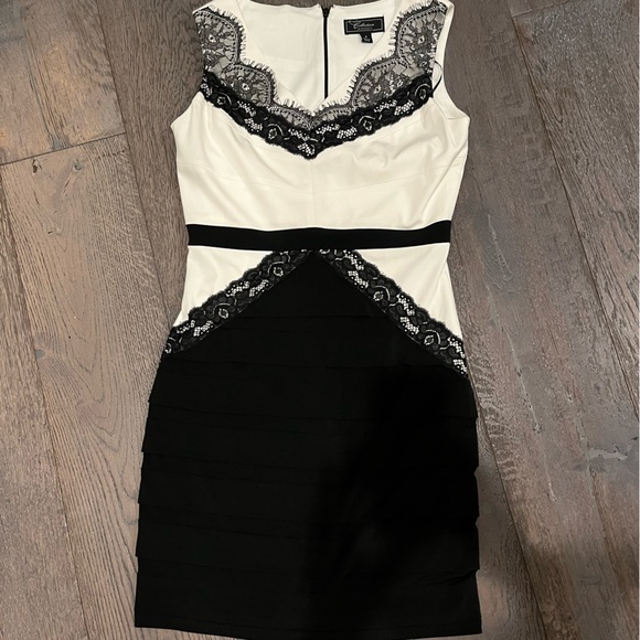 dressbarn | Dresses | Dress Barn Collection Size 4 Black And White Dress | Poshmark